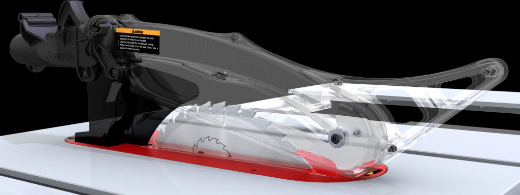 Jobsite Saw Dust Collection Blade Guard - Blackwater River Tools